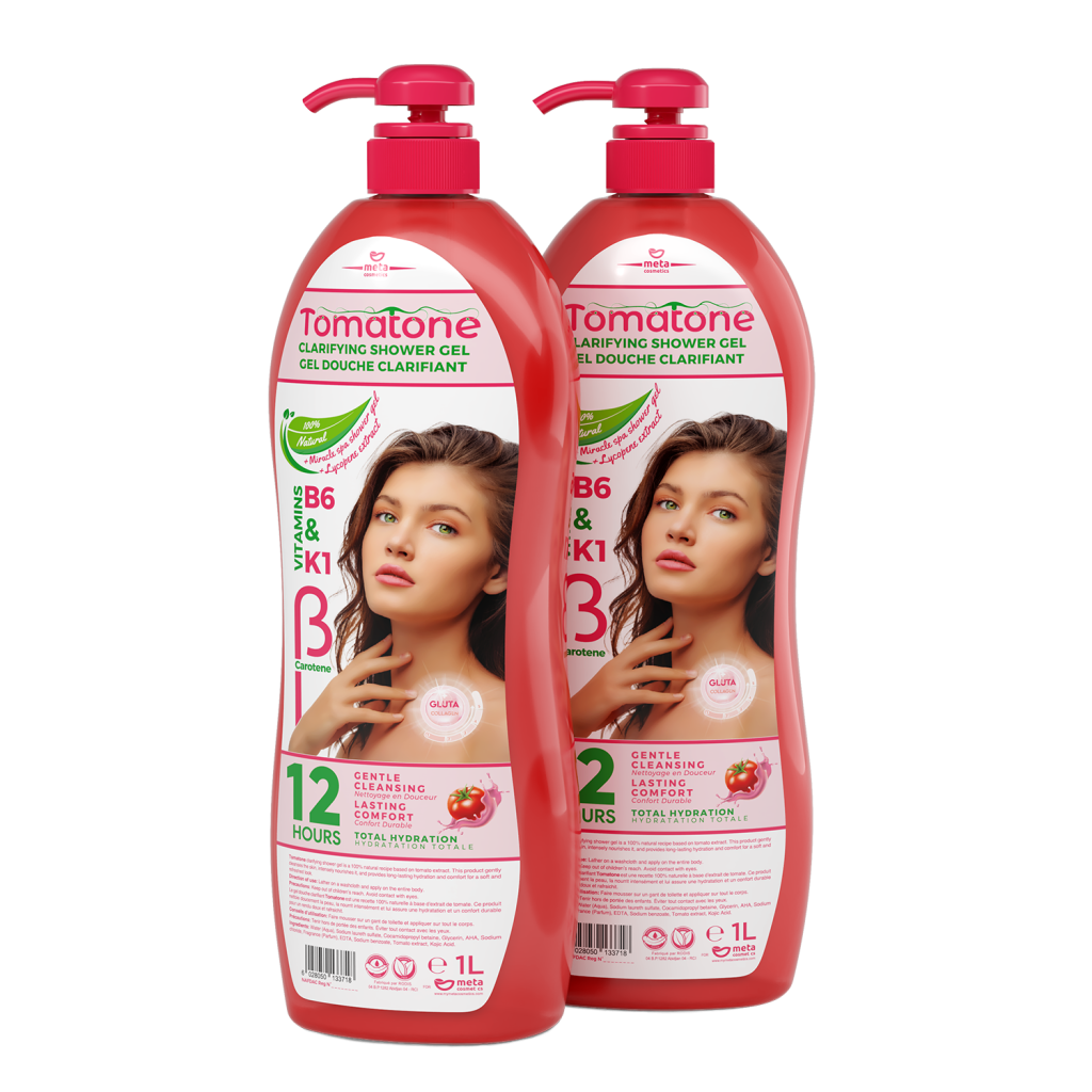 Tomatone Exfoliating Shower Gel 1000ML – Meta Cosmetics